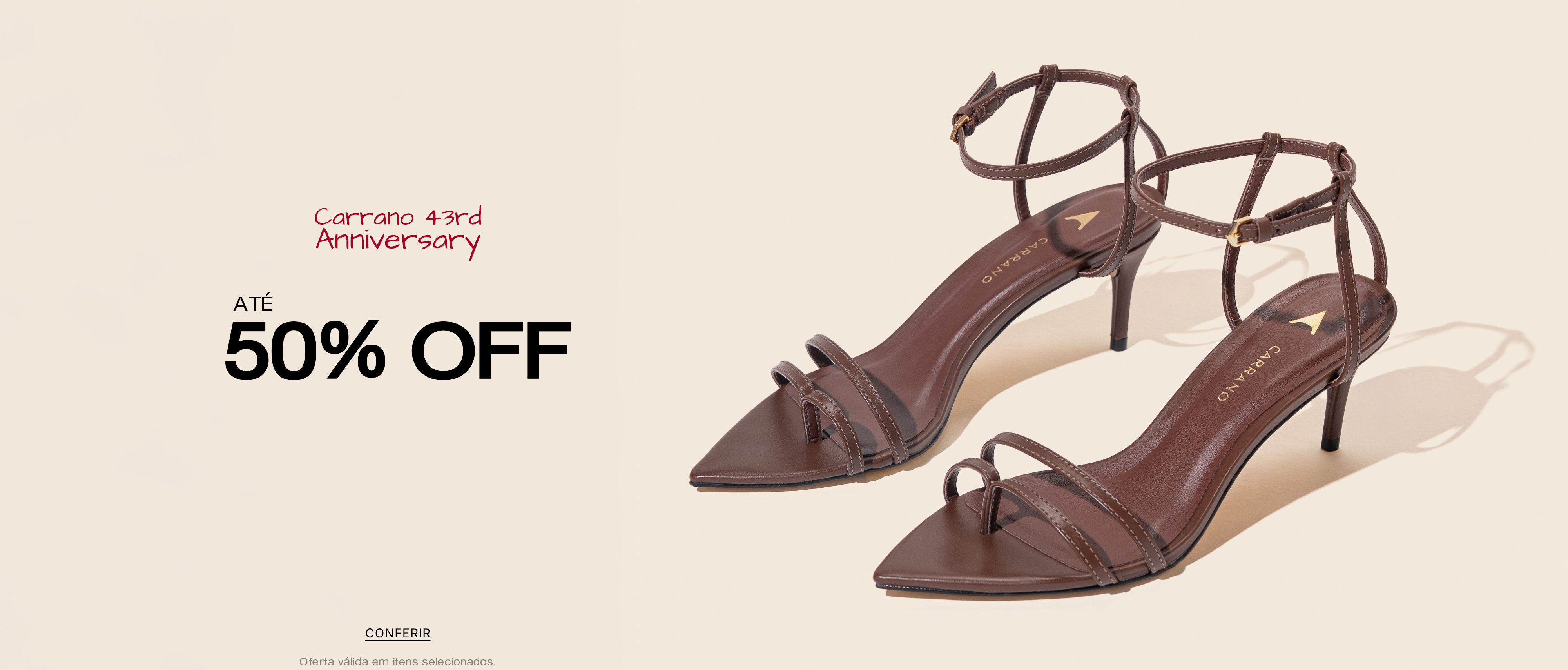 Sapatos Carrano | Sandálias, scarpins, flats, mules, tênis e mais