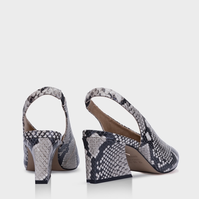 Slingback Salto Médio Flare em Python