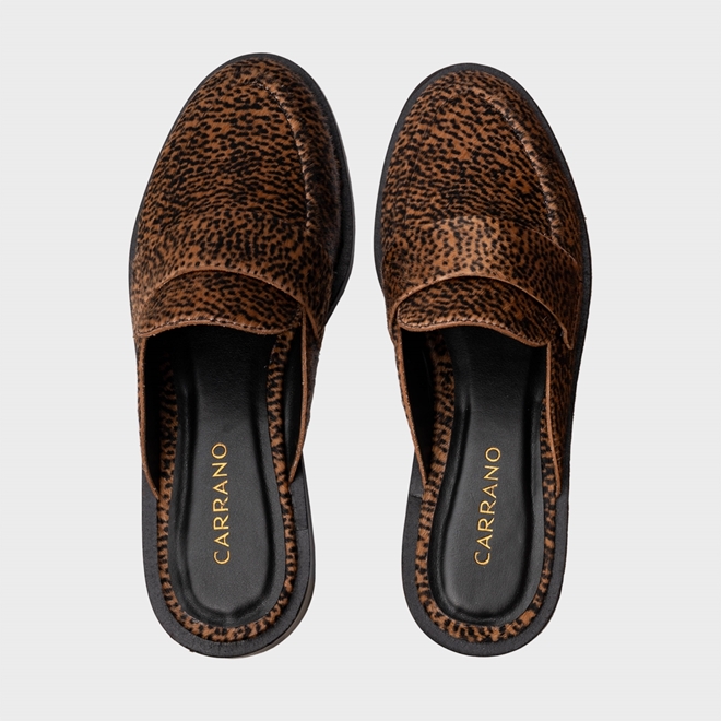Mule Flat Classic Pelo Pecan