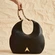 Bolsa Hobo Alexia Grande Couro Preto